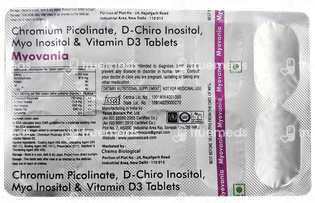 Myovania Tablet 10 - Uses, Side Effects, Dosage, Price | Truemeds
