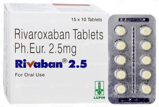 Rivaban 25 Tablet 10 - Uses, Side Effects, Dosage, Price | Truemeds