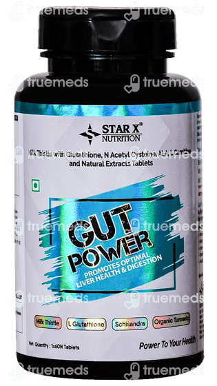 Gut Power Tablet 60 - Uses, Side Effects, Dosage, Price | Truemeds