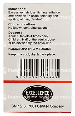 Sbl Scalptone Tablet 25 Gm - Uses, Side Effects, Dosage, Price | Truemeds