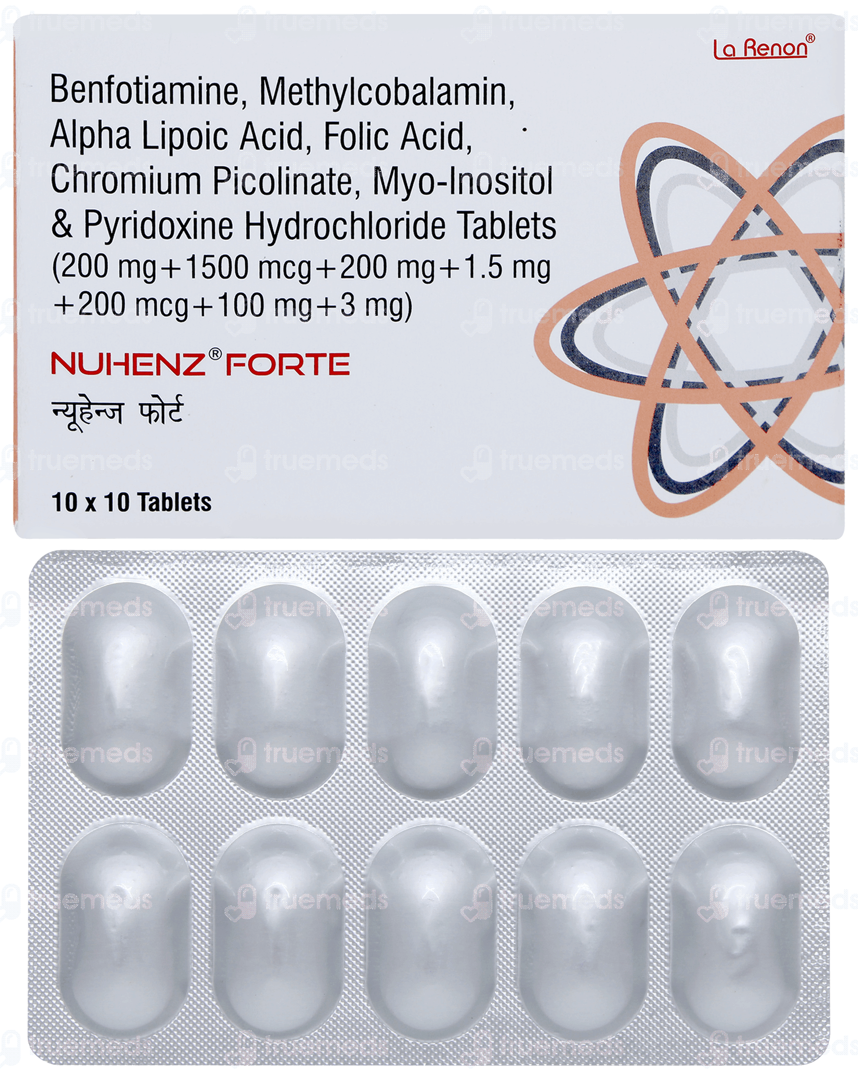 Nuhenz Forte Tablet 10 - Uses, Side Effects, Dosage, Price | Truemeds