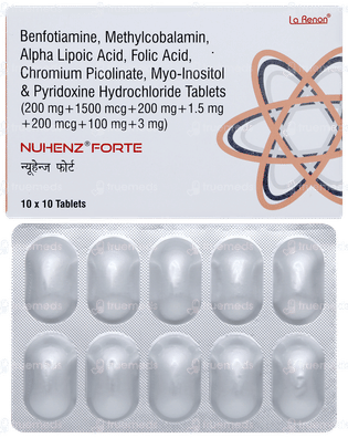Nuhenz Forte Tablet 10 - Uses, Side Effects, Dosage, Price | Truemeds