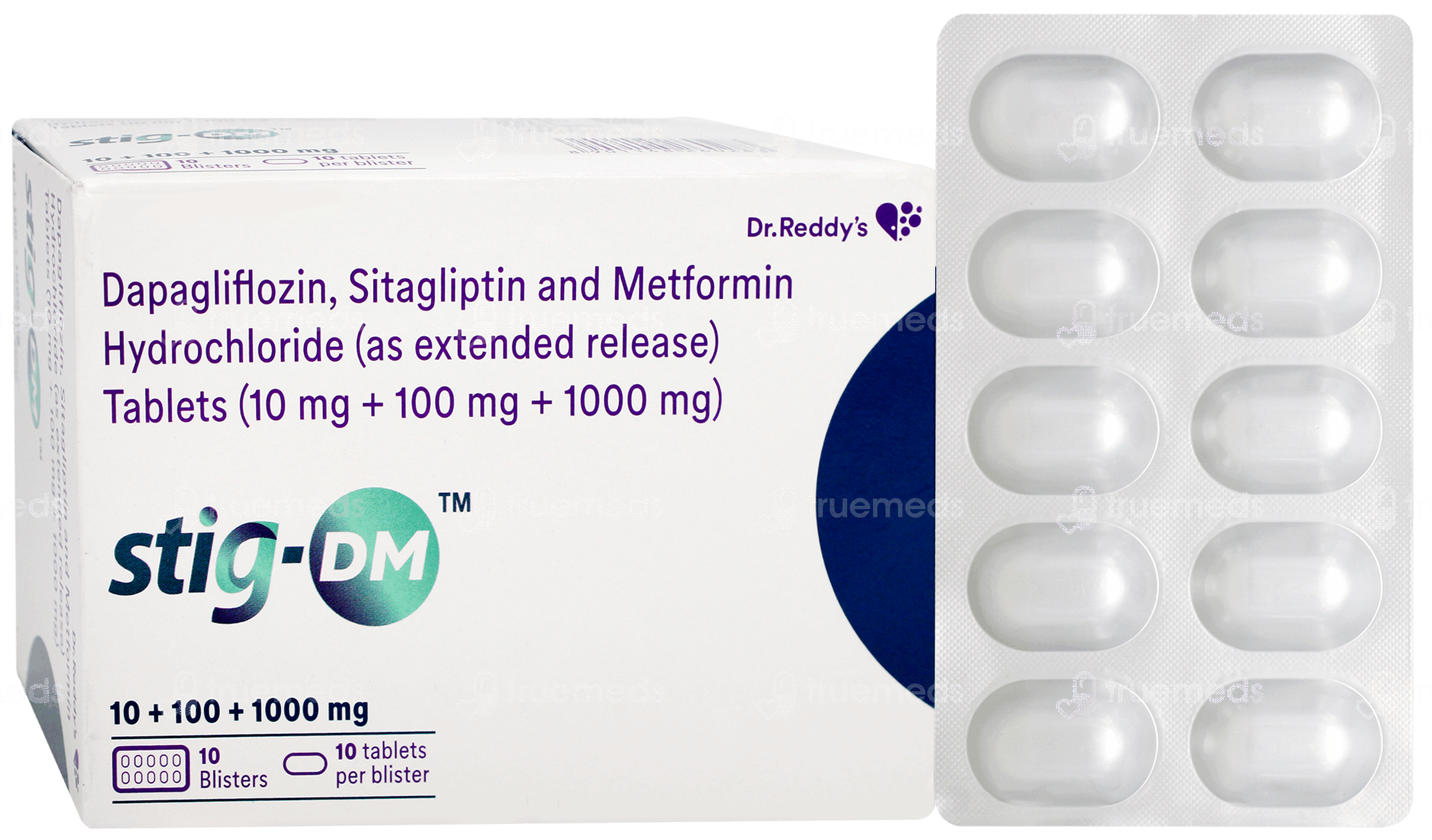 Stig Dm 10/100/1000Mg Tablet: Uses, Side Effects, Price & Substitutes