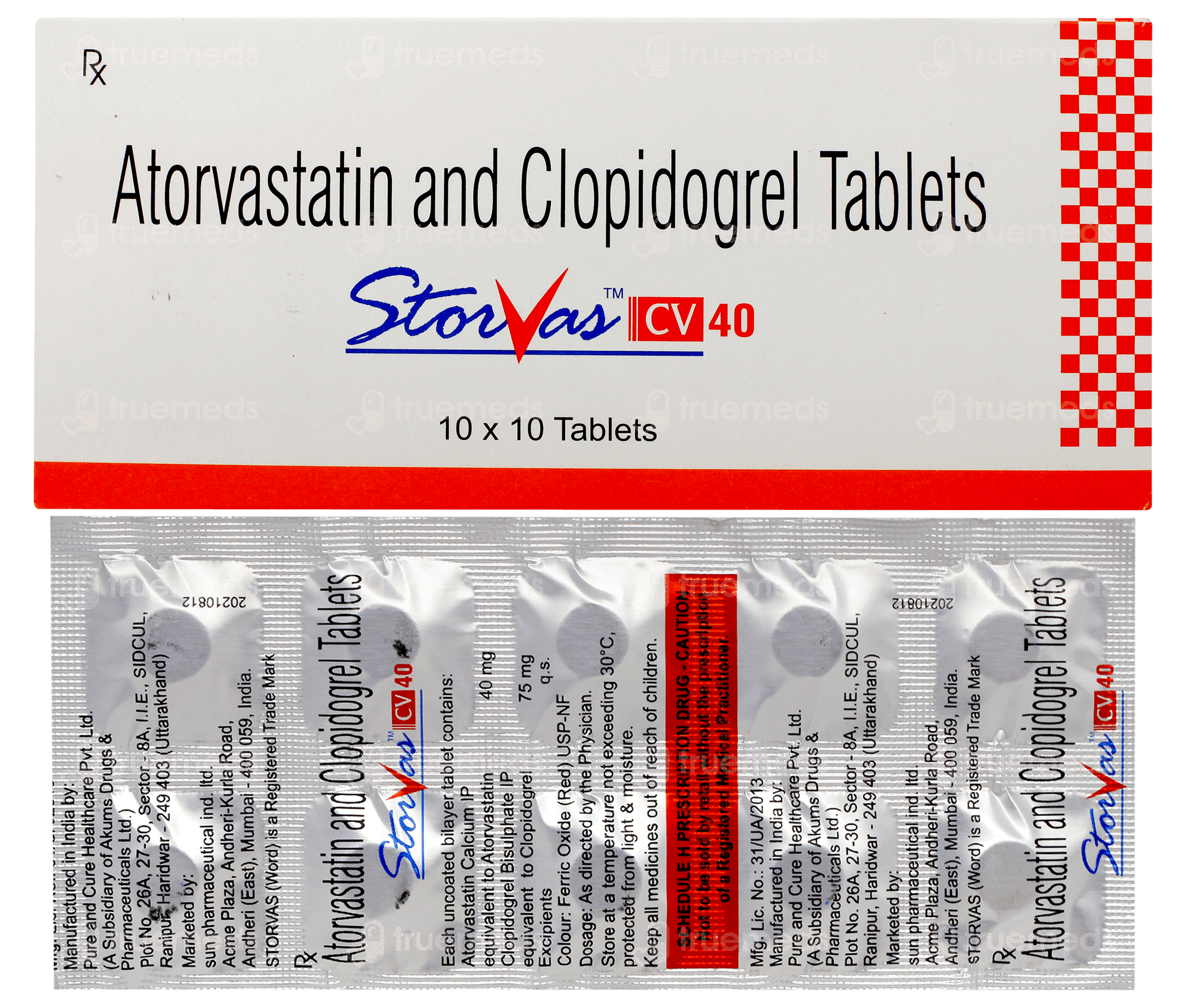 Storvas Cv 40 Tablet: Uses, Side Effects, Price & Substitutes