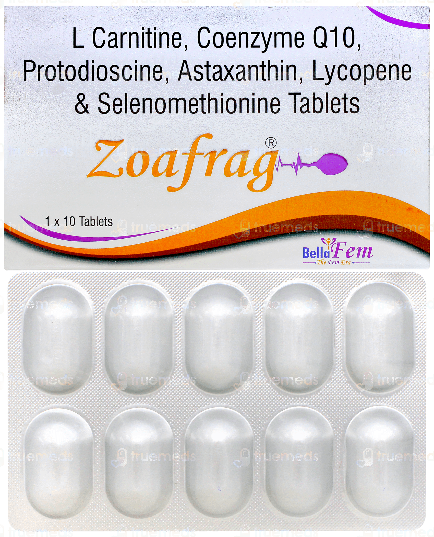 Zoafrag Tablet 10 - Uses, Side Effects, Dosage, Price | Truemeds