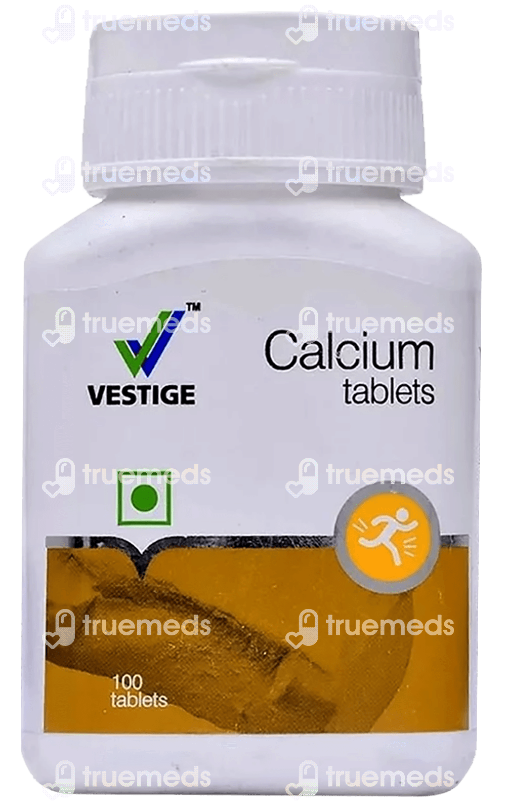 Vestige Calcium Tablet 100 - Uses, Side Effects, Dosage, Price | Truemeds