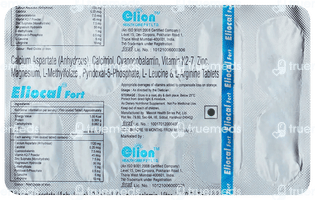 Eliocal Fort Tablet 10 - Uses, Side Effects, Dosage, Price | Truemeds