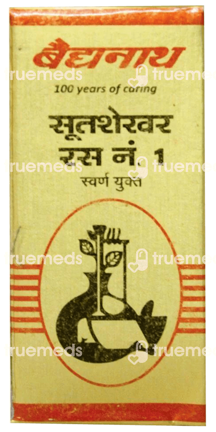 Baidyanath Sutshekhar Ras No1 Swyu 25 Tablet - Uses, Side Effects ...