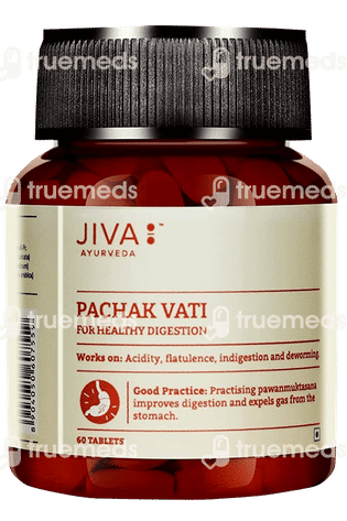 Jiva Pachak Vati 60 - Uses, Side Effects, Dosage, Price | Truemeds