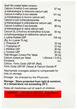 Ketodan Tablet 15 - Uses, Side Effects, Dosage, Price | Truemeds