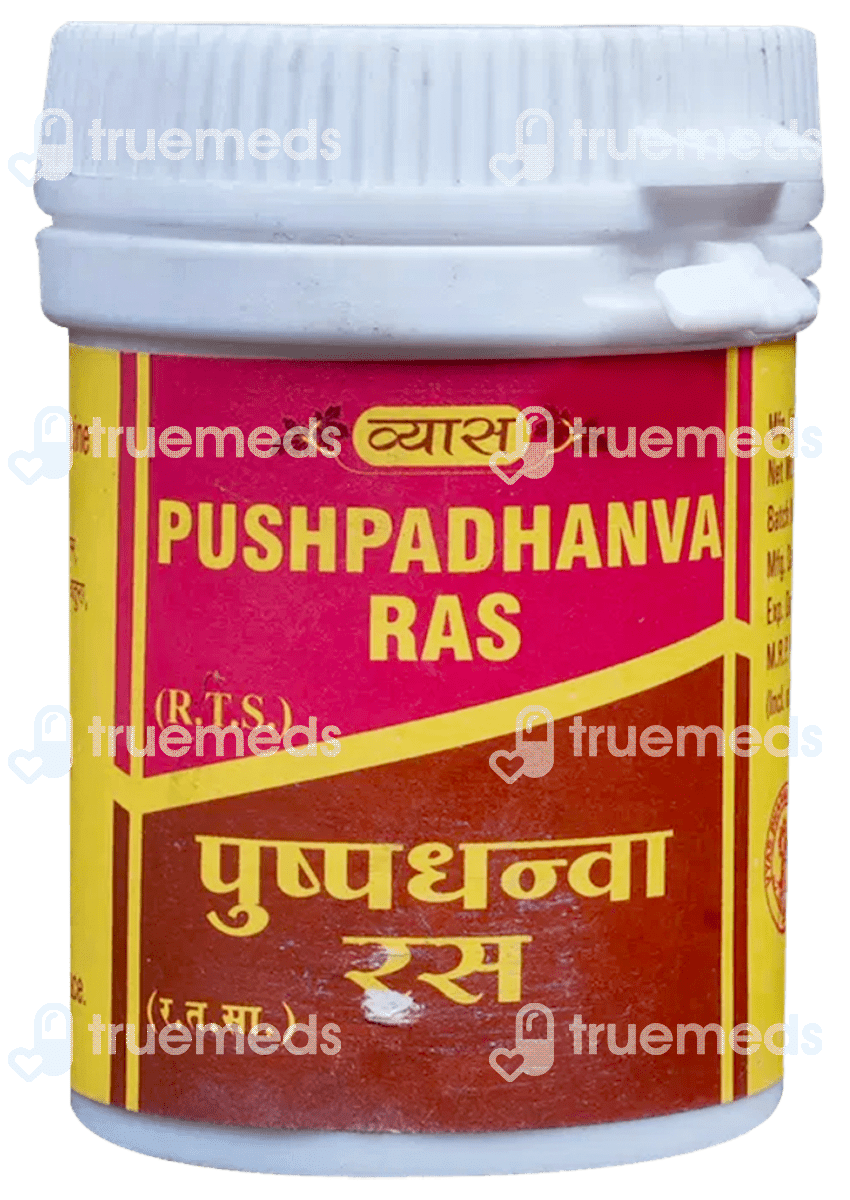 Vyas Pushpadhanva Ras Tablet 10 Gm - Uses, Side Effects, Dosage, Price ...