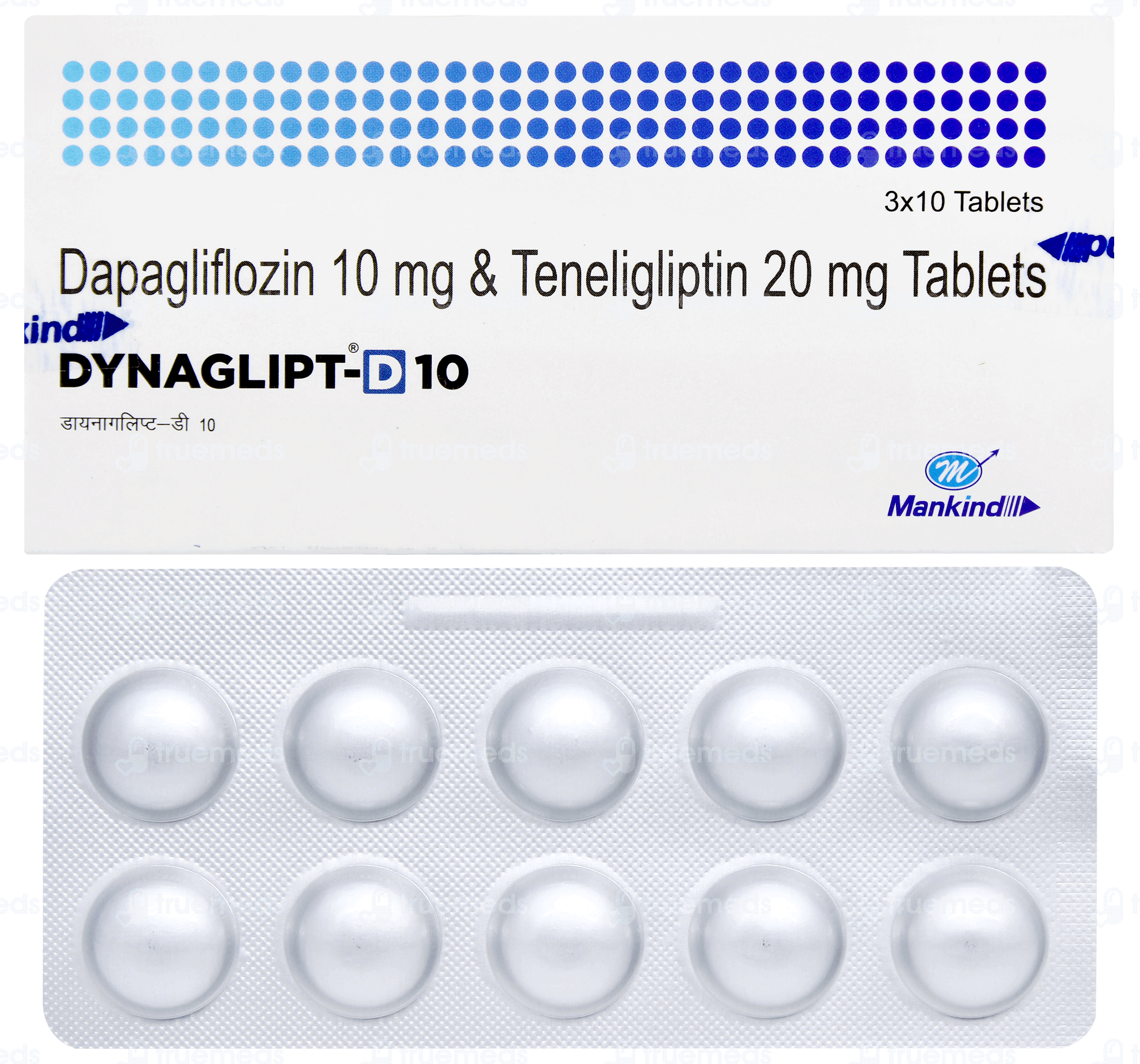 Dynaglipt D 10 Mg Tablet 10 - Uses, Side Effects, Dosage, Price | Truemeds