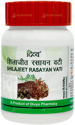 Patanjali Divya Shilajeet Rasayan Vati Tablet 120 - Uses, Side Effects ...