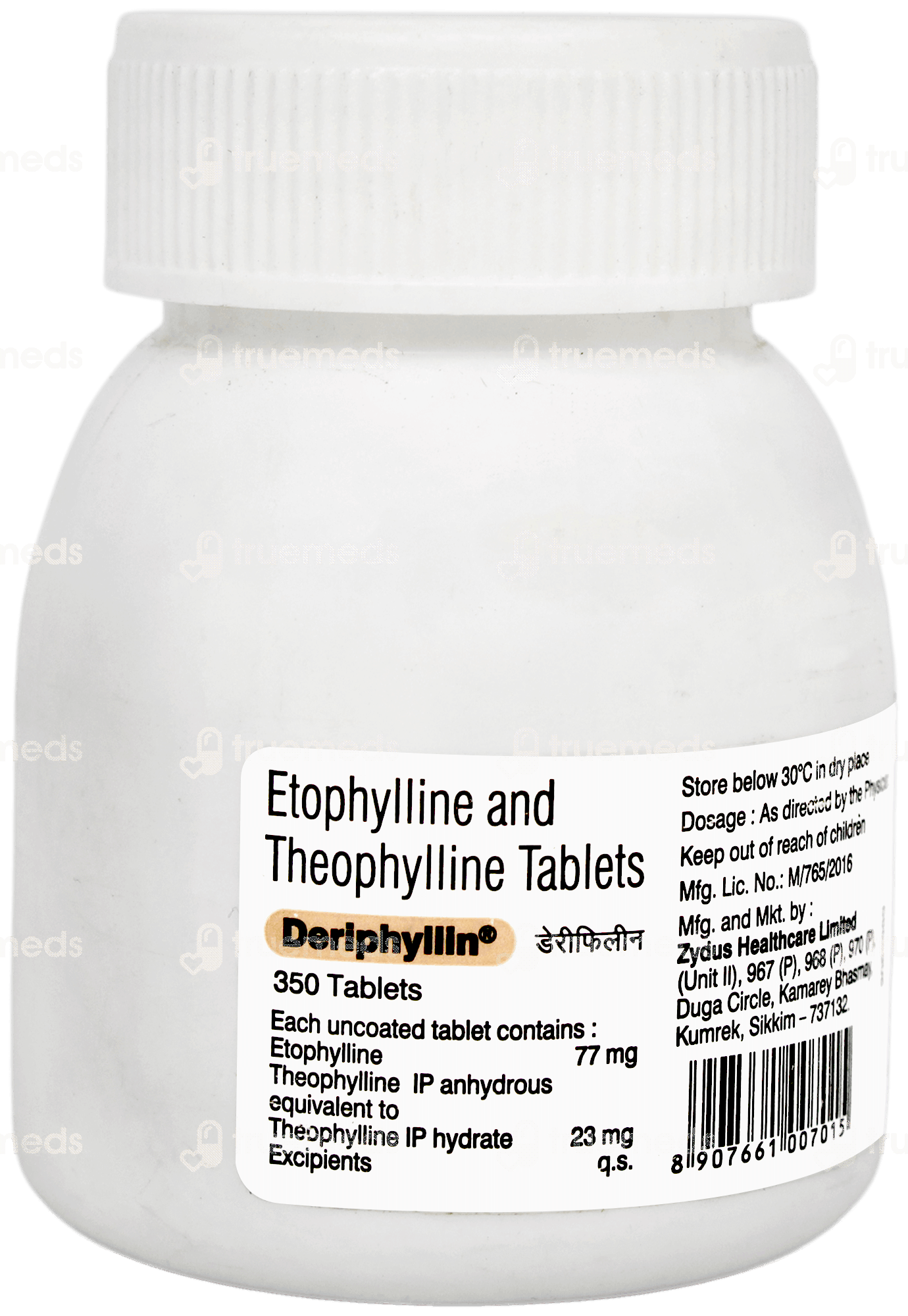 Deriphyllin 2377 Mg Tablet 350 - Uses, Side Effects, Dosage, Price ...