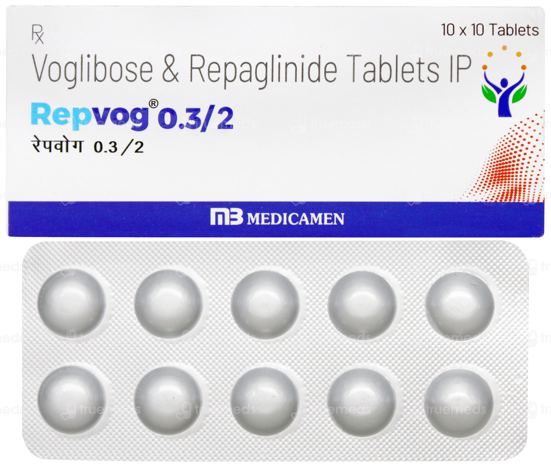 Repvog 032 Tablet 10 - Uses, Side Effects, Dosage, Price | Truemeds