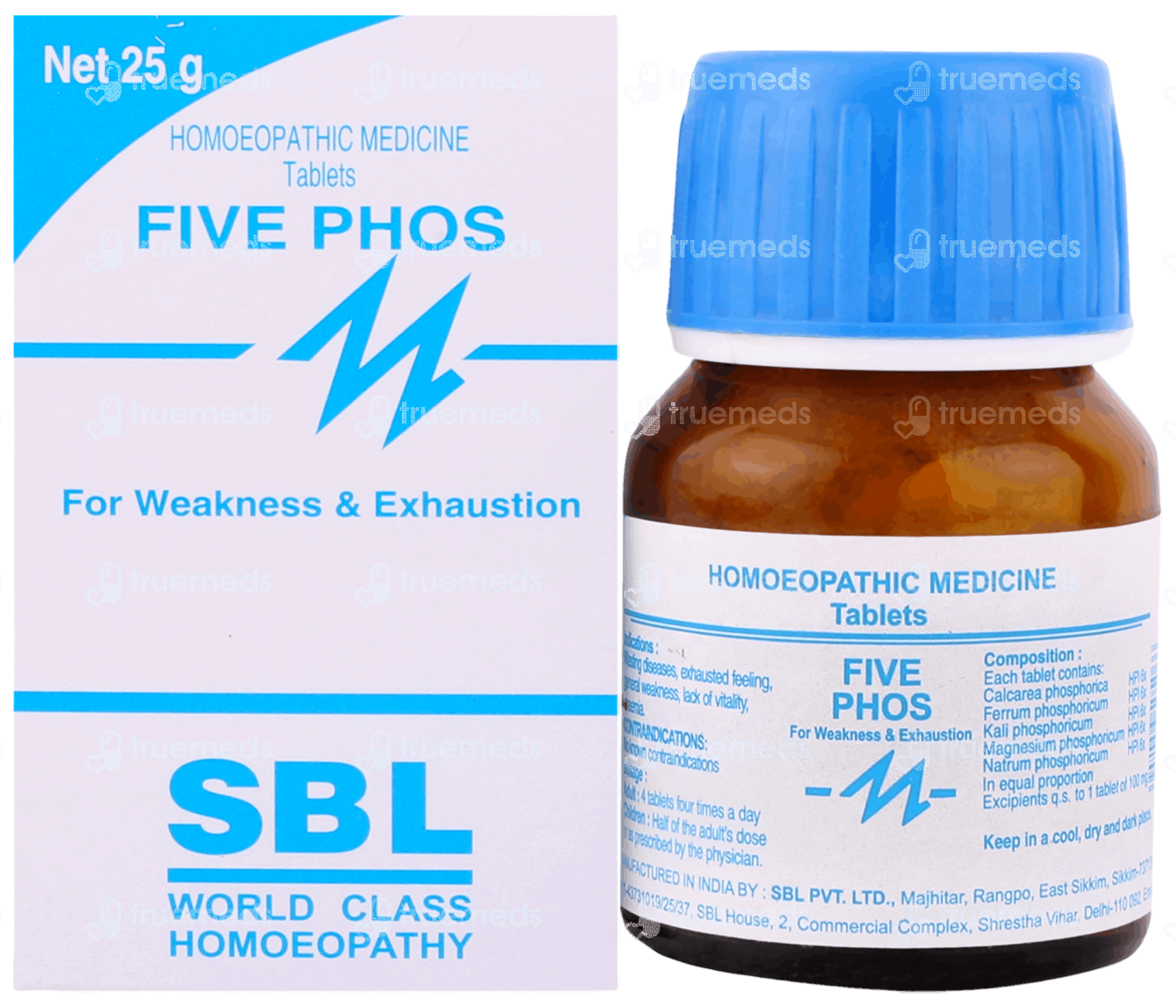 Sbl Five Phos 6x Tablet 25 Gm - Uses, Side Effects, Dosage, Price | Truemeds