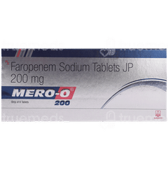 Mero O 200 Mg Tablet 6 - Uses, Side Effects, Dosage, Price | Truemeds