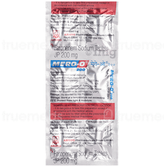 Mero O 200 Mg Tablet 6 - Uses, Side Effects, Dosage, Price | Truemeds