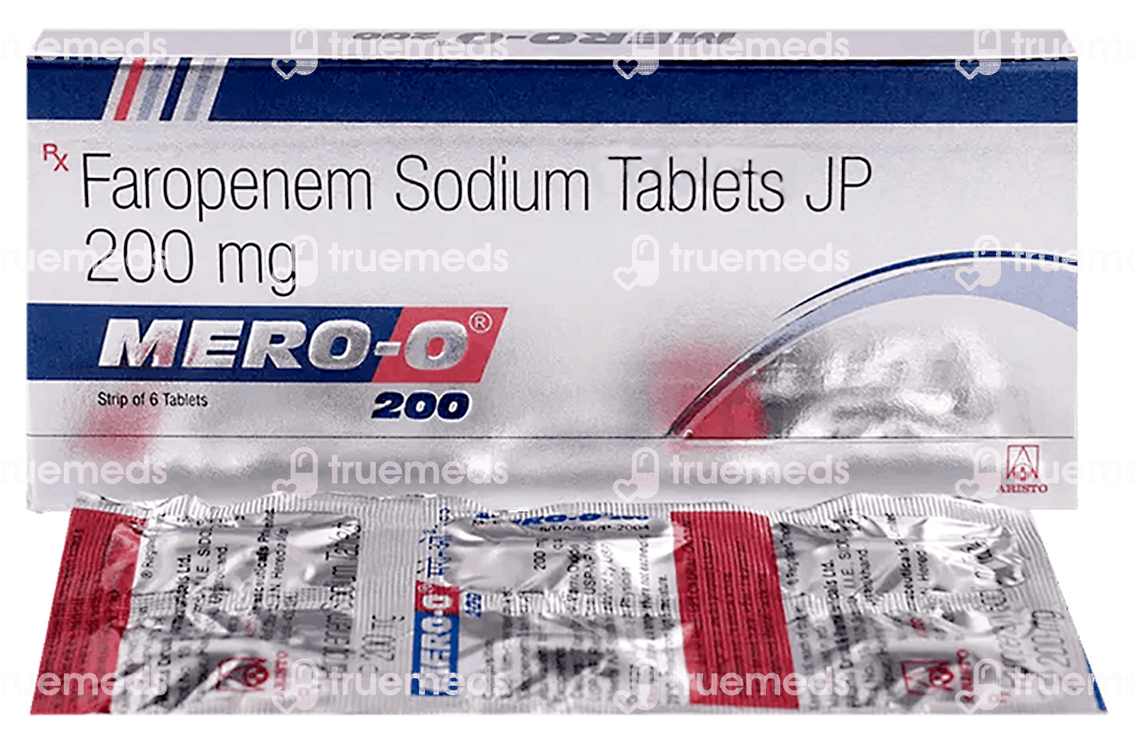 Mero O 200 Mg Tablet 6 - Uses, Side Effects, Dosage, Price | Truemeds