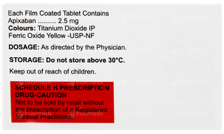 Apiban 25 Mg Tablet 10 - Uses, Side Effects, Dosage, Price | Truemeds