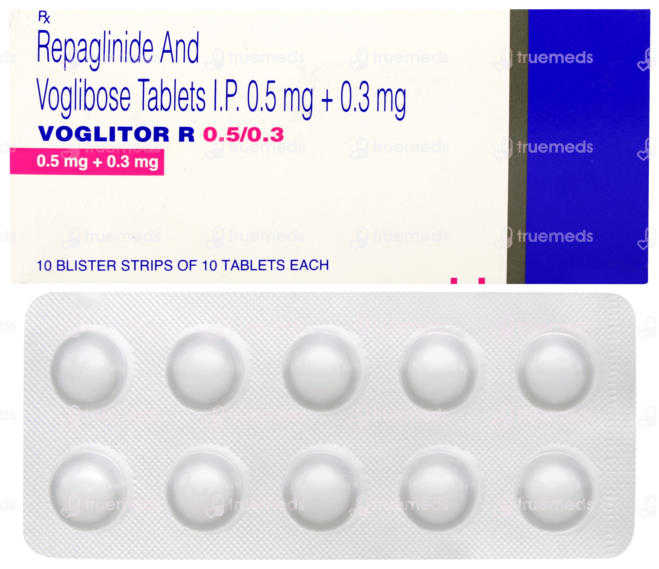 Voglitor R 0503 Mg Tablet 10 - Uses, Side Effects, Dosage, Price | Truemeds