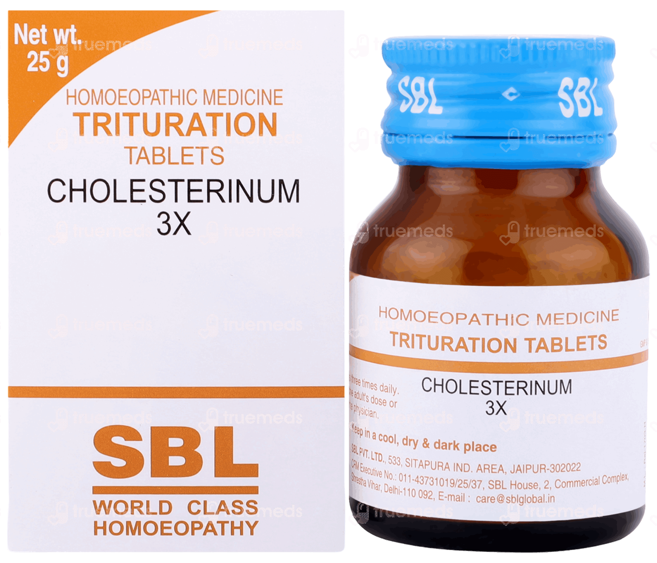 Sbl Cholesterinum 3x Trituration Tablet 25 Gm - Uses, Side Effects ...