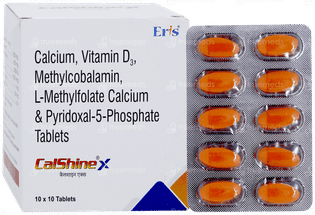 Calshine X Tablet 10 - Uses, Side Effects, Dosage, Price | Truemeds