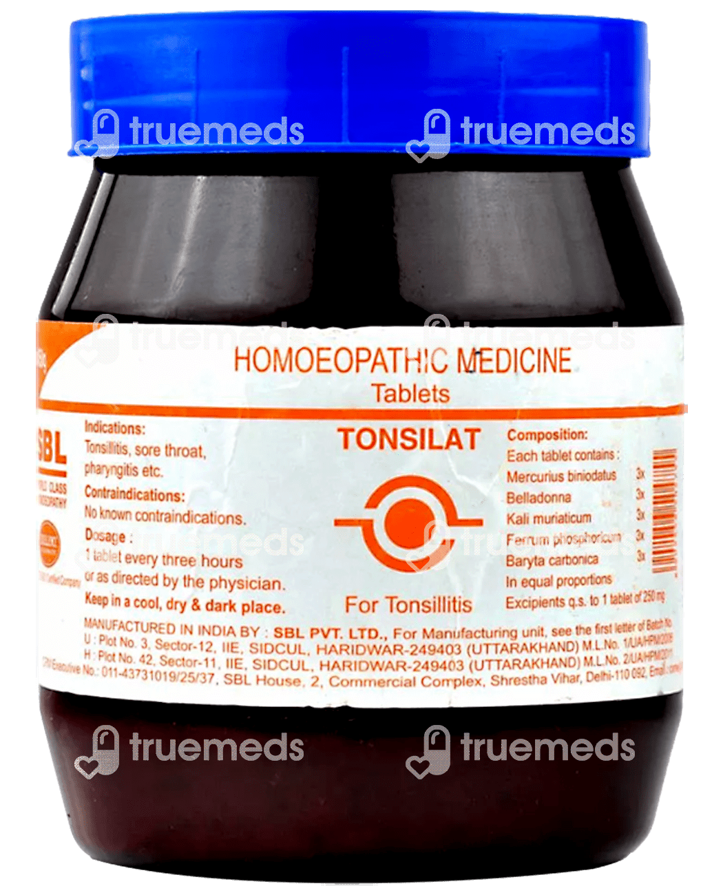 Sbl Tonsilat Tablet 450 Gm - Uses, Side Effects, Dosage, Price | Truemeds