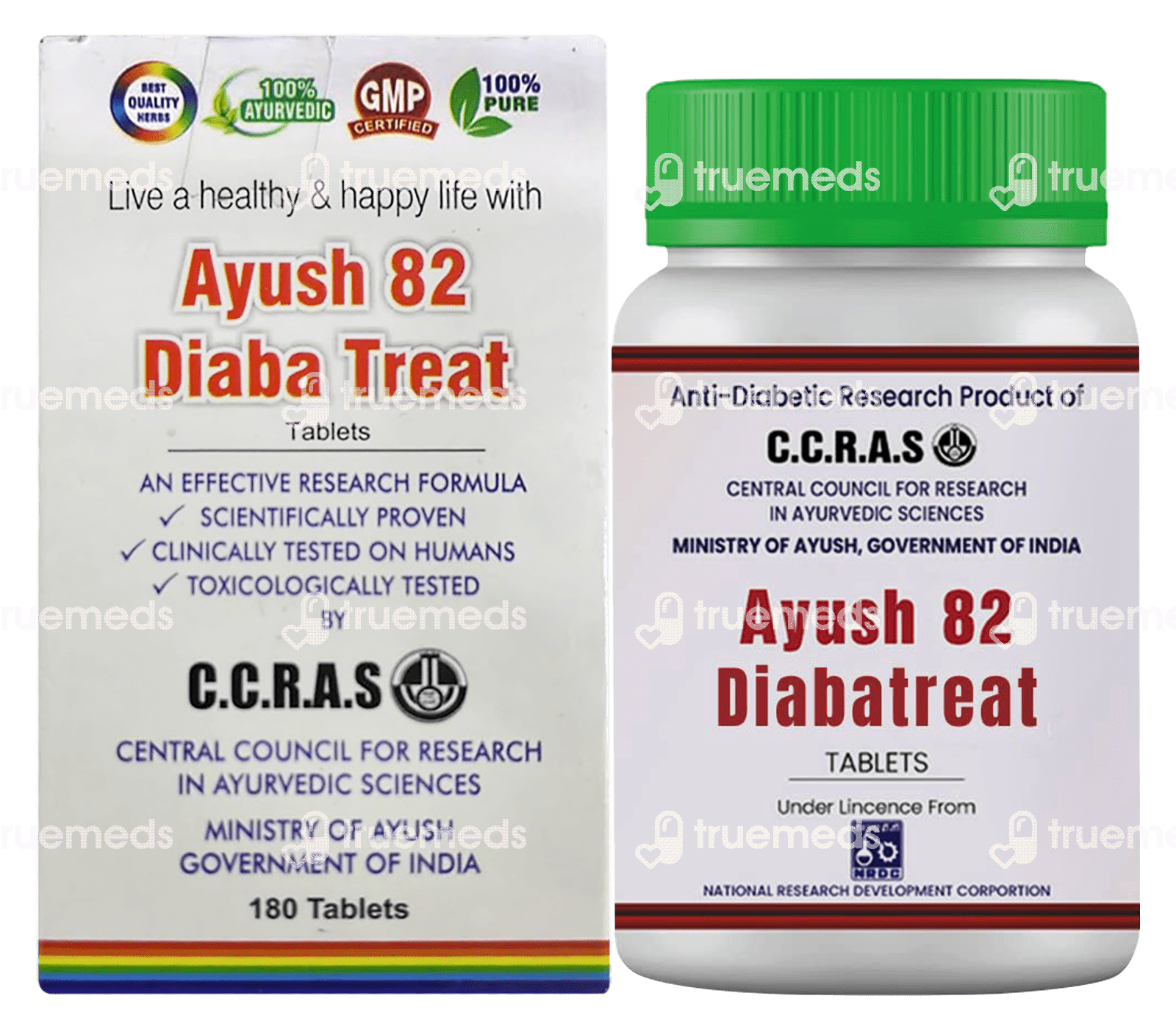 Ayush 82 Diaba Treat Tablet 180 - Uses, Side Effects, Dosage, Price ...