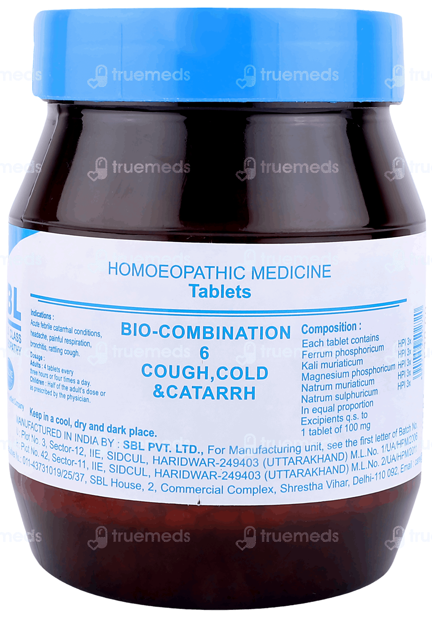 Sbl Bio Combination 6 Tablet 450 Gm - Uses, Side Effects, Dosage, Price ...