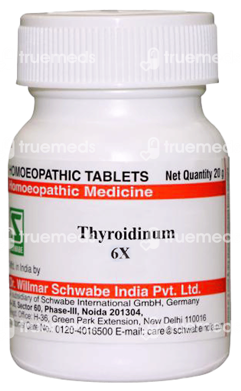 Dr Willmar Schwabe India Thyroidinum 6x Trituration Tablet 20 Gm - Uses ...