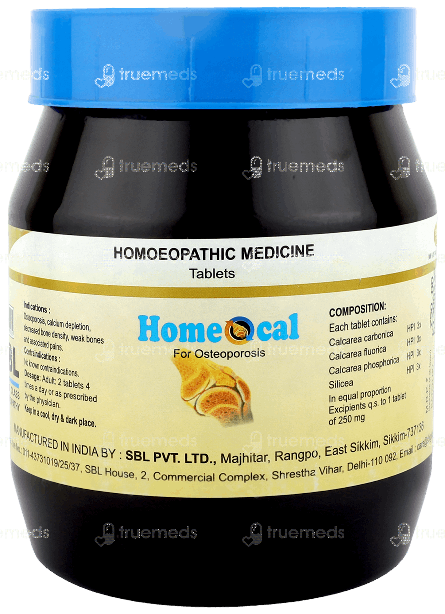 Sbl Homeocal Tablet 450 Gm - Uses, Side Effects, Dosage, Price | Truemeds