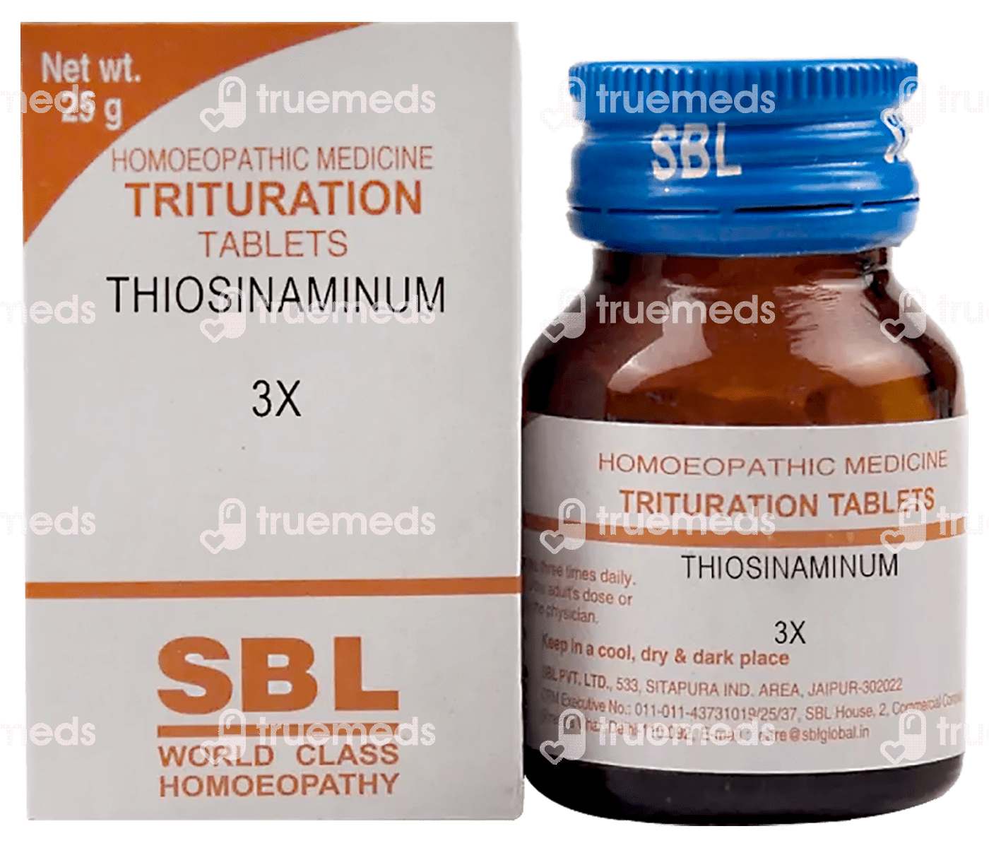 Sbl Thiosinaminum 3x Trituration Tablet 25 Gm - Uses, Side Effects ...