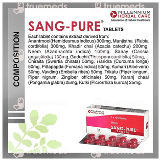 Millennium Herbal Care Sang Pure Tablet 10 - Uses, Side Effects, Dosage ...