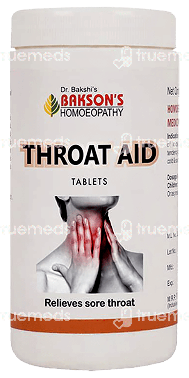 Baksons Throat Aid Tablet 200 - Uses, Side Effects, Dosage, Price ...