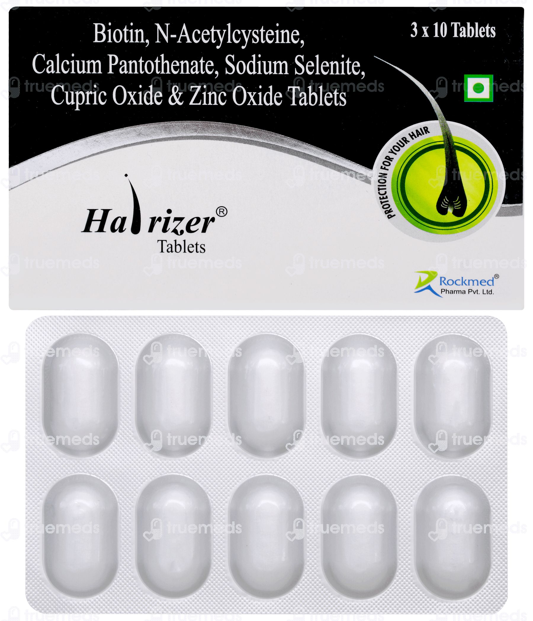 Hairizer Tablet 10 - Uses, Side Effects, Dosage, Price | Truemeds
