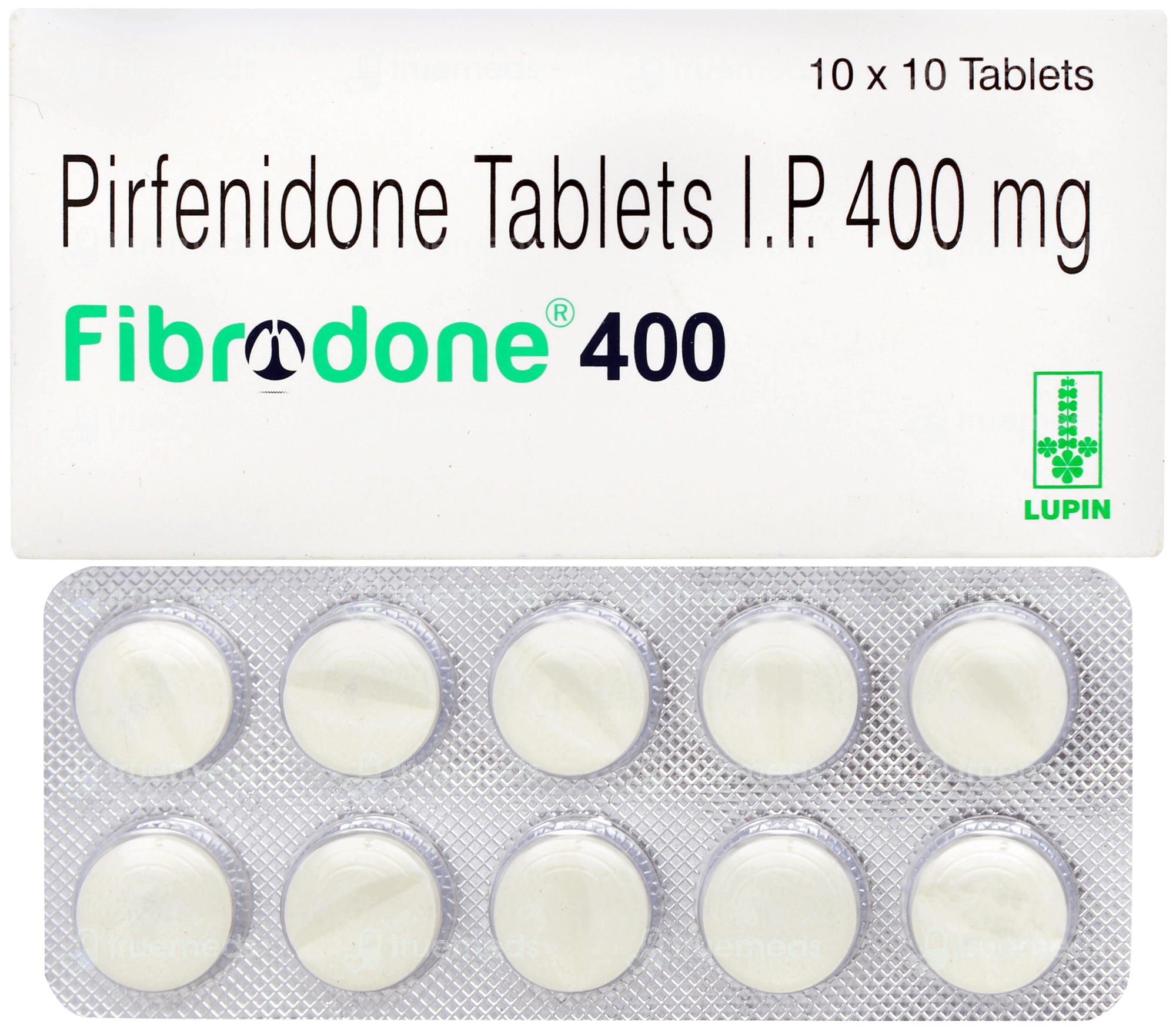 Fibrodone 400 Mg Tablet 10 - Uses, Side Effects, Dosage, Price | Truemeds