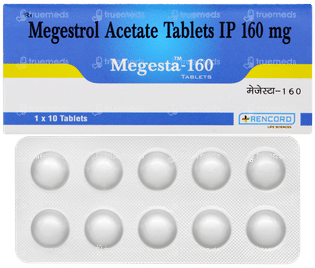 Megesta 160 Mg Tablet 10 - Uses, Side Effects, Dosage, Price | Truemeds