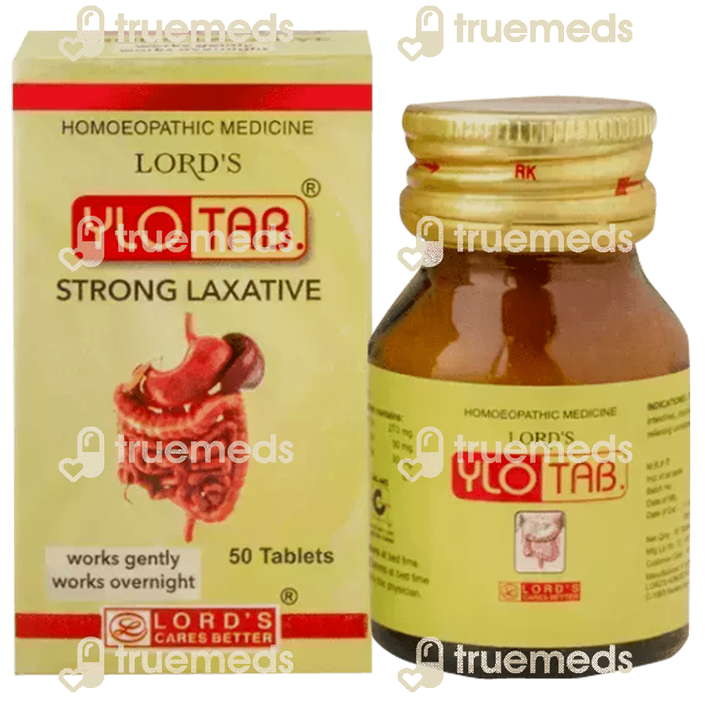 Lords Ylo Tab Tablet 50 - Uses, Side Effects, Dosage, Price | Truemeds