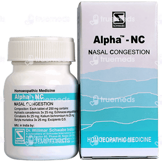 Dr Willmar Schwabe India Alpha Nc Tablet 20 Gm - Uses, Side Effects ...