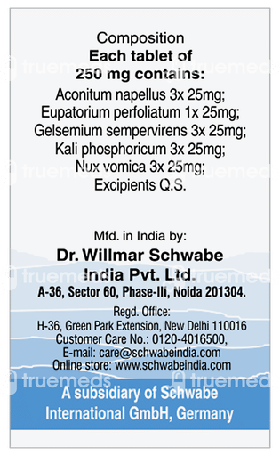 Dr Willmar Schwabe India Alpha Rc Respiratory Catarrh Tablet 20 Gm ...
