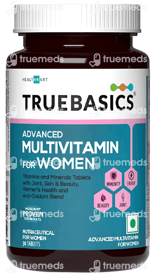 Truebasics Advanced Multivitamin For Women Tablet 30 - Uses, Side ...