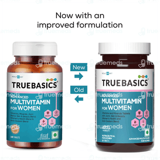 Truebasics Advanced Multivitamin For Women Tablet 30 - Uses, Side ...