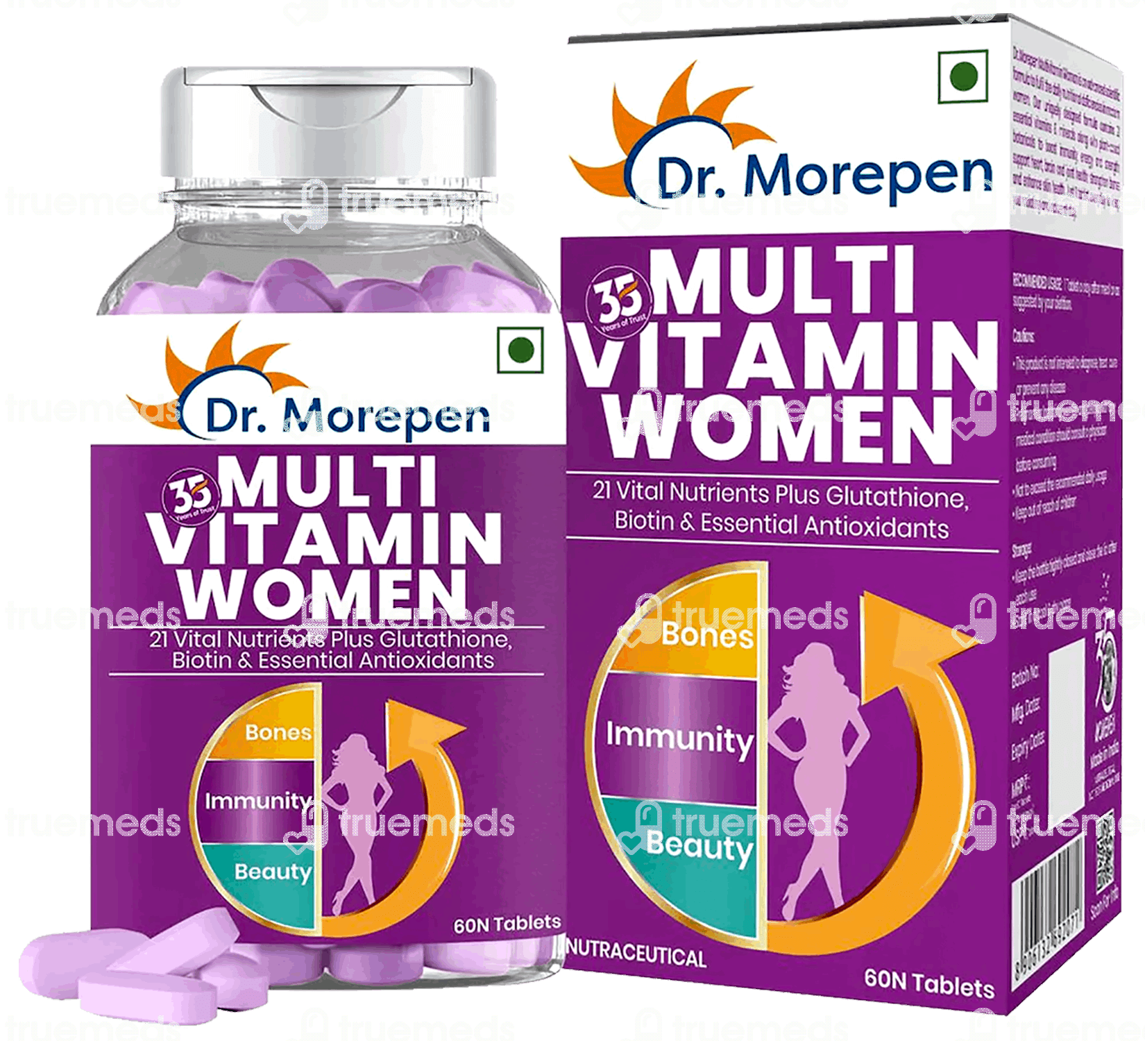 Dr Morepen Multi Vitamin For Women Tablet 60 - Uses, Side Effects ...