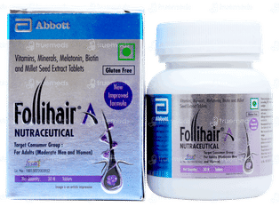 Follihair A Tablet 30 - Uses, Side Effects, Dosage, Price | Truemeds