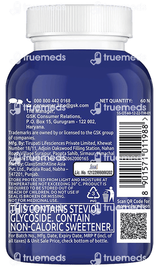 Ostocalcium Total Mixed Fruit Flavour Chewable Tablet 60 - Uses, Side ...