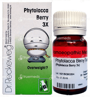 Dr Reckeweg Phytolacca Berry 3x Tablet 20 Gm - Uses, Side Effects ...