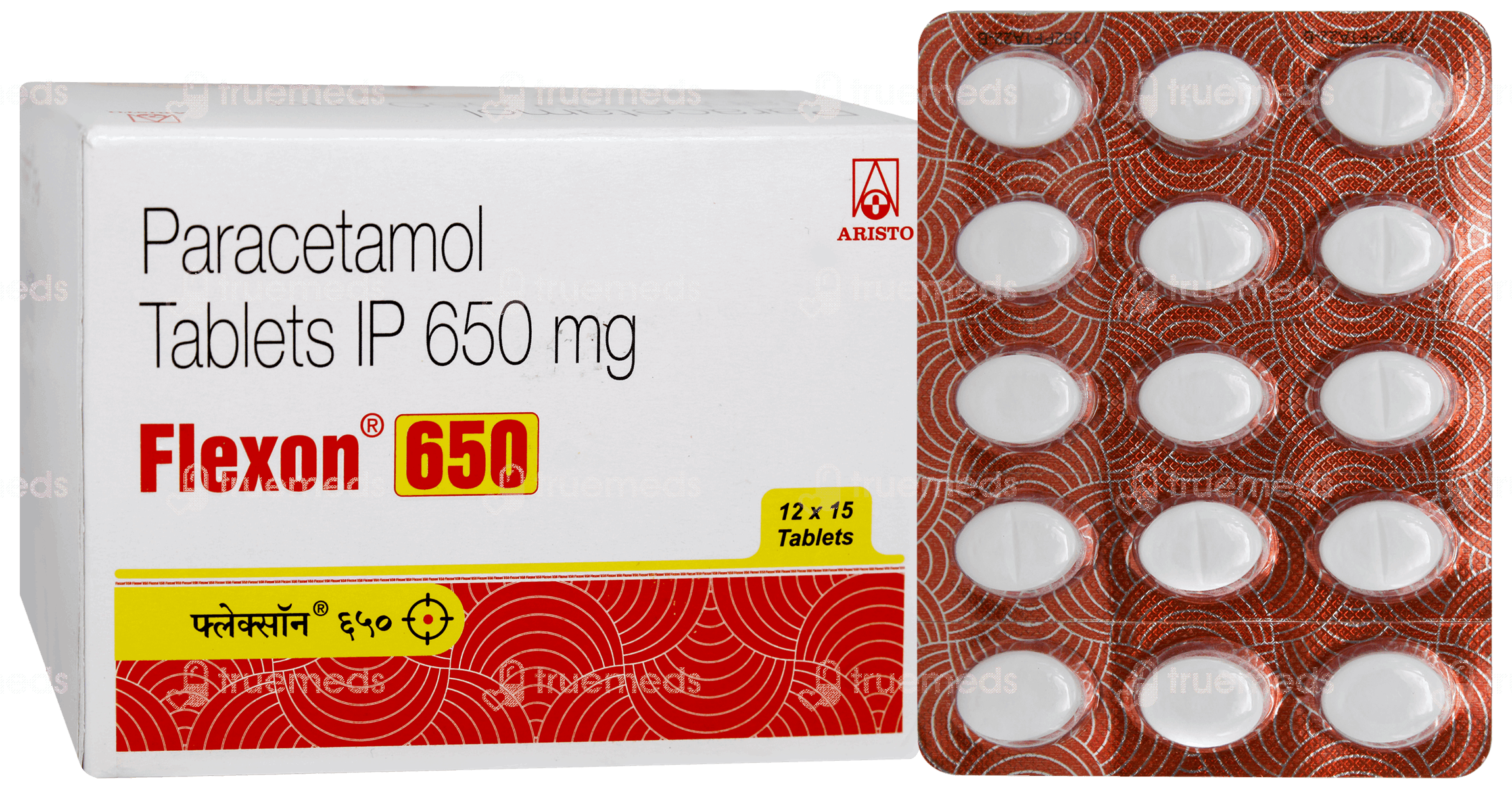 Flexon 650 Tablet 15: Uses, Side Effects, Price & Substitutes