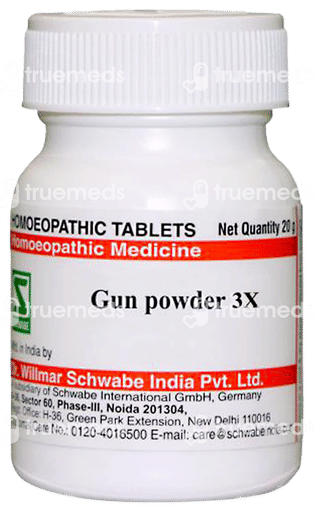 Dr Willmar Gun Powder 3x Tablet 20 Gm - Uses, Side Effects, Dosage ...