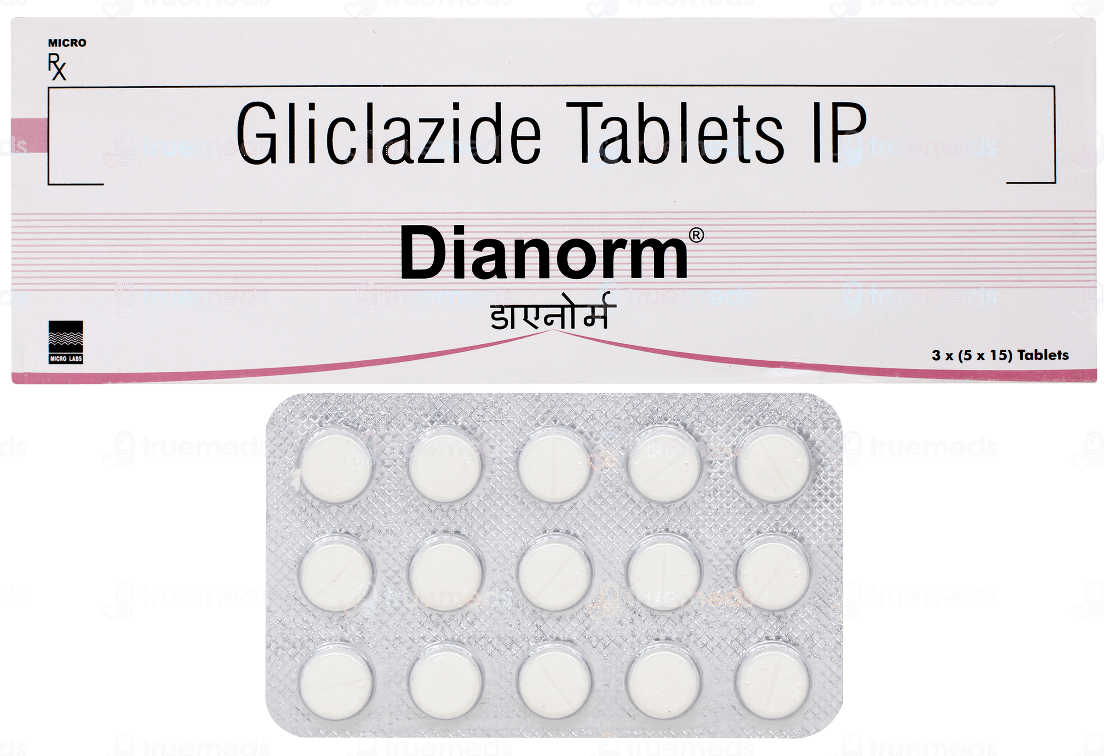 Dianorm 80 Mg Tablet 15 - Uses, Side Effects, Dosage, Price | Truemeds